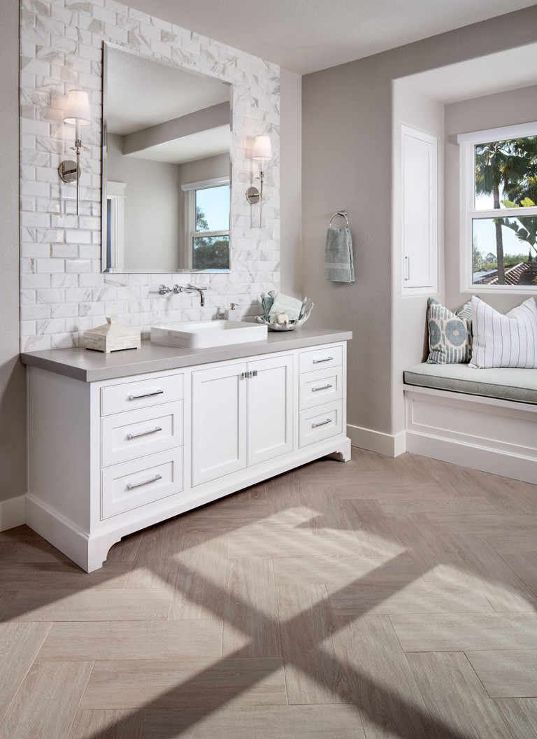 Bathroom Remodeling San Diego & Shimmer Abalone Tile | TLS